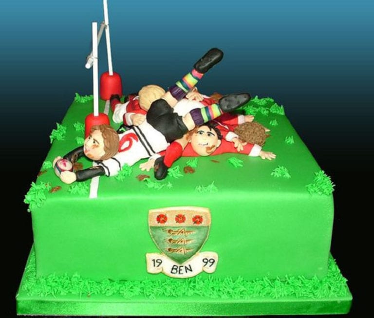 15 Awesome Rugby Ball Birthday Cake Ideas - What Kate Baked